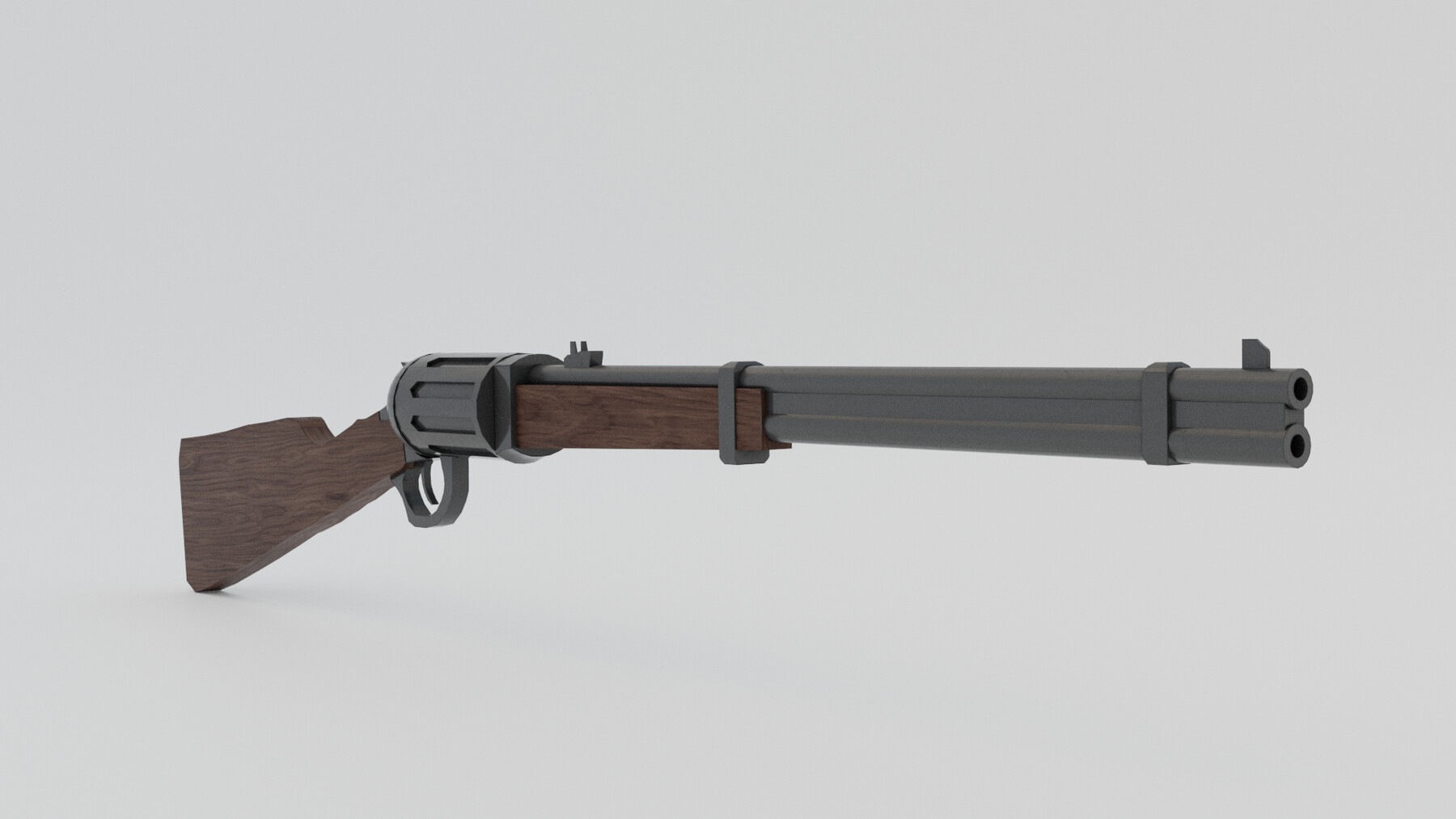 ArtStation - Rifle Western 02 | Game Assets