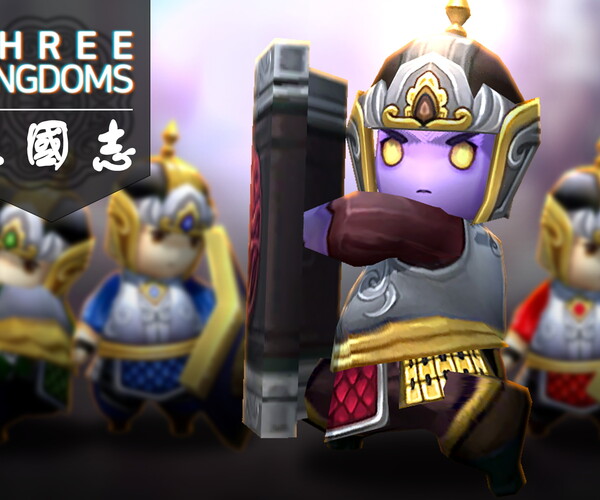 ArtStation - Three Kingdoms - Soldier Shield 5 | Game Assets