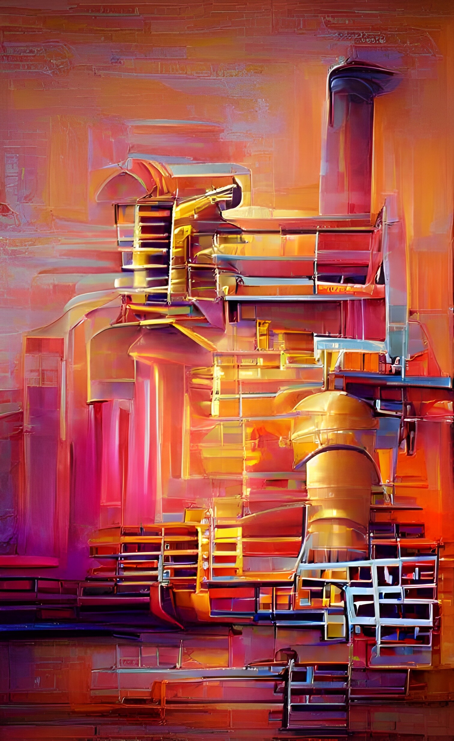 ArtStation - Industrial engine | Artworks