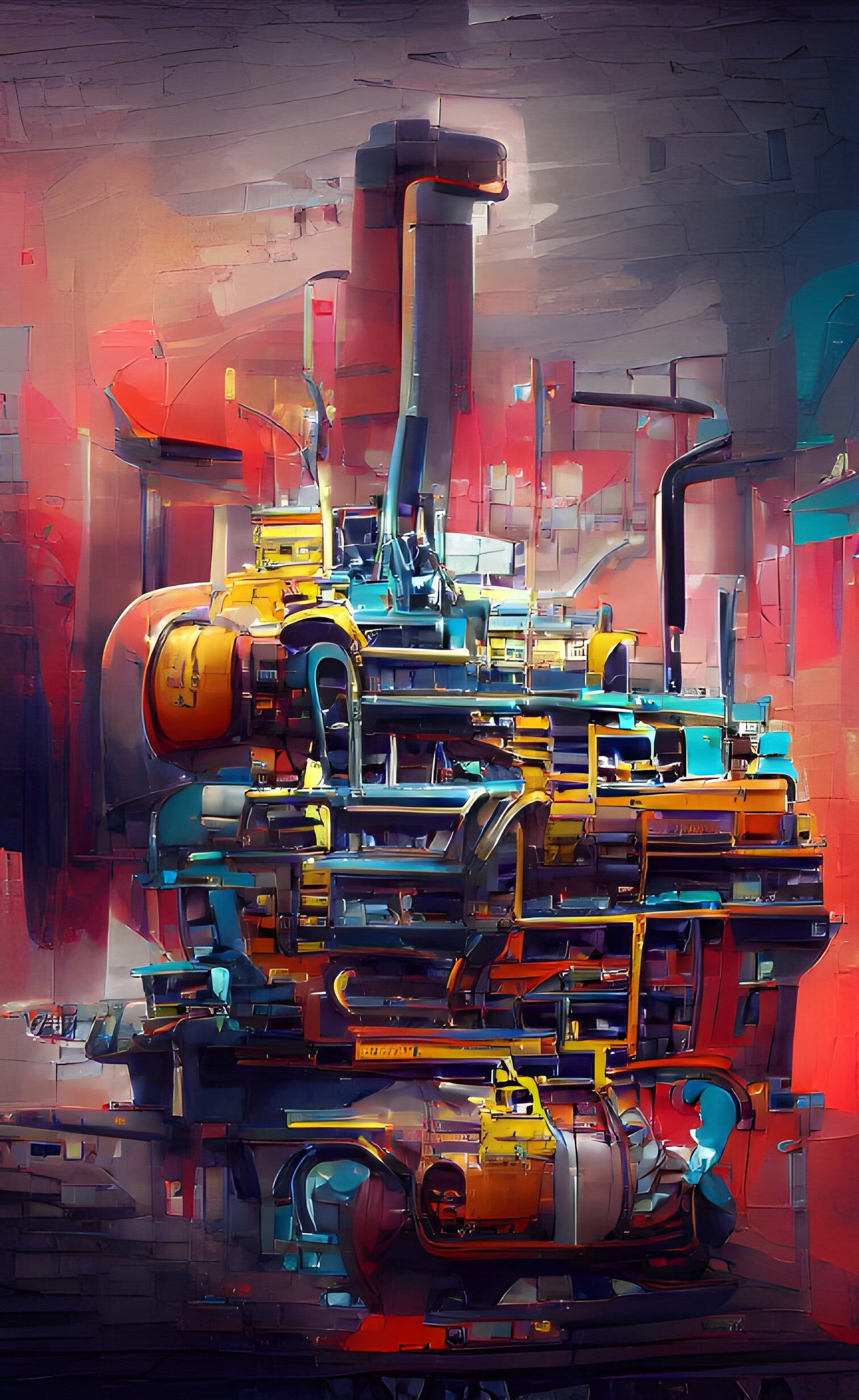 ArtStation - Industrial engine | Artworks