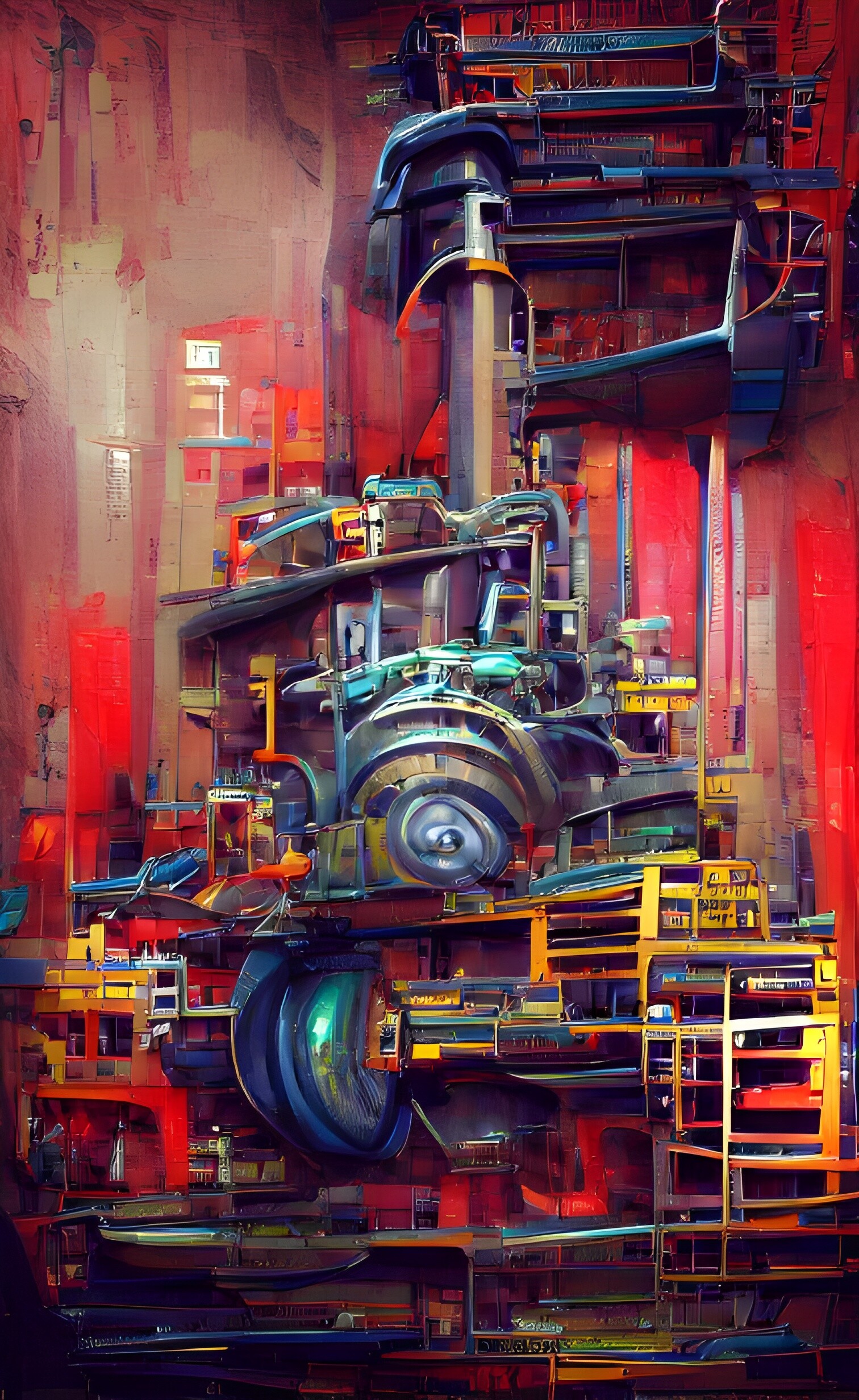 ArtStation - Industrial engine | Artworks