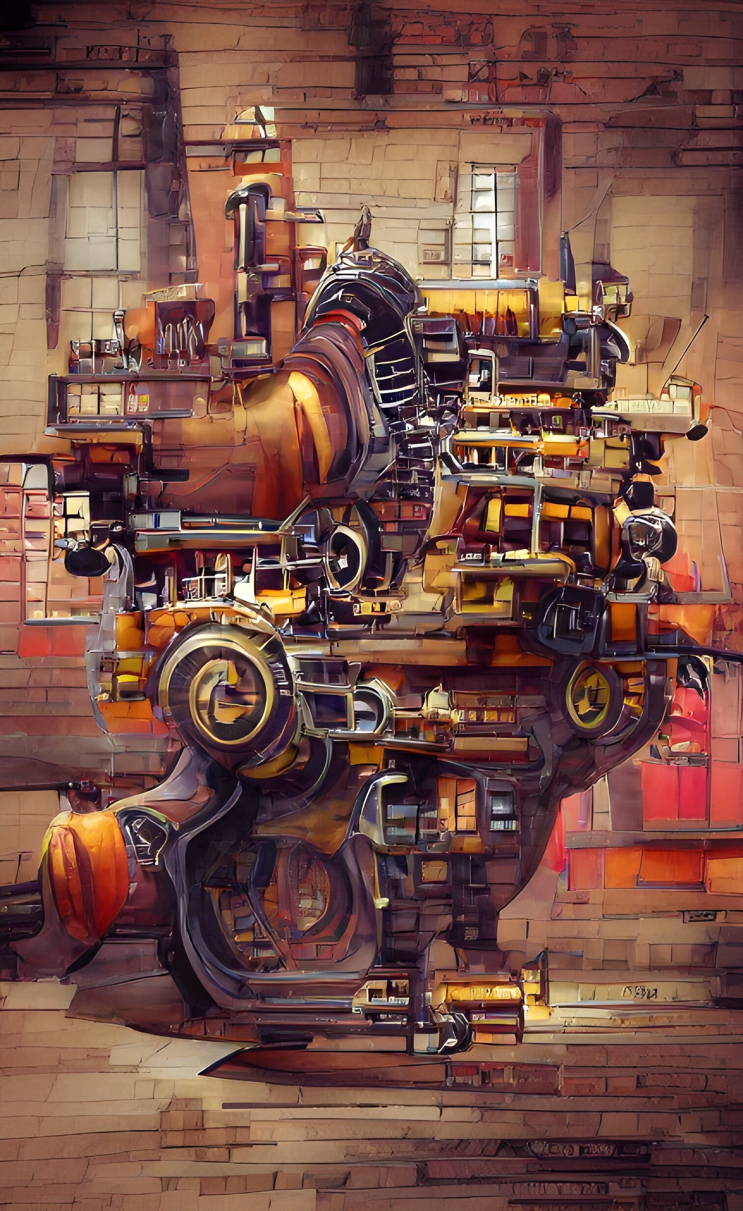 ArtStation - Industrial engine | Artworks