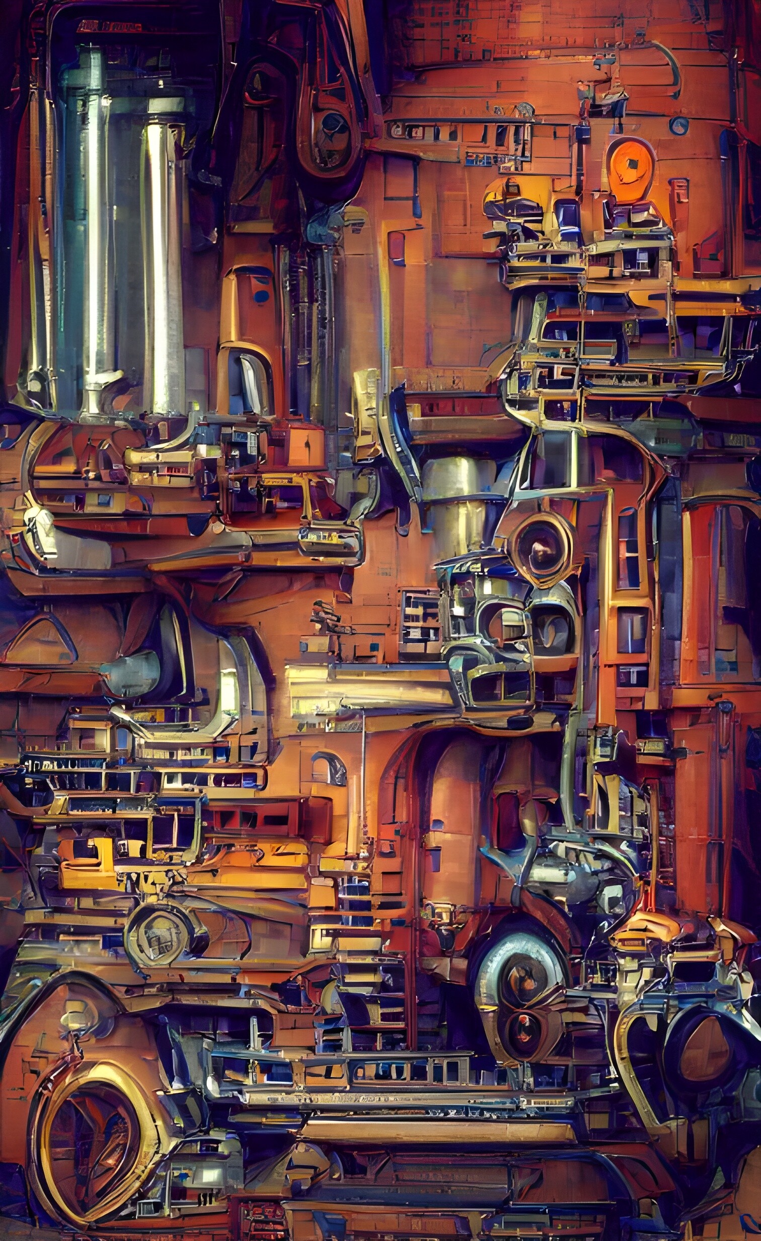 ArtStation - Industrial engine | Artworks