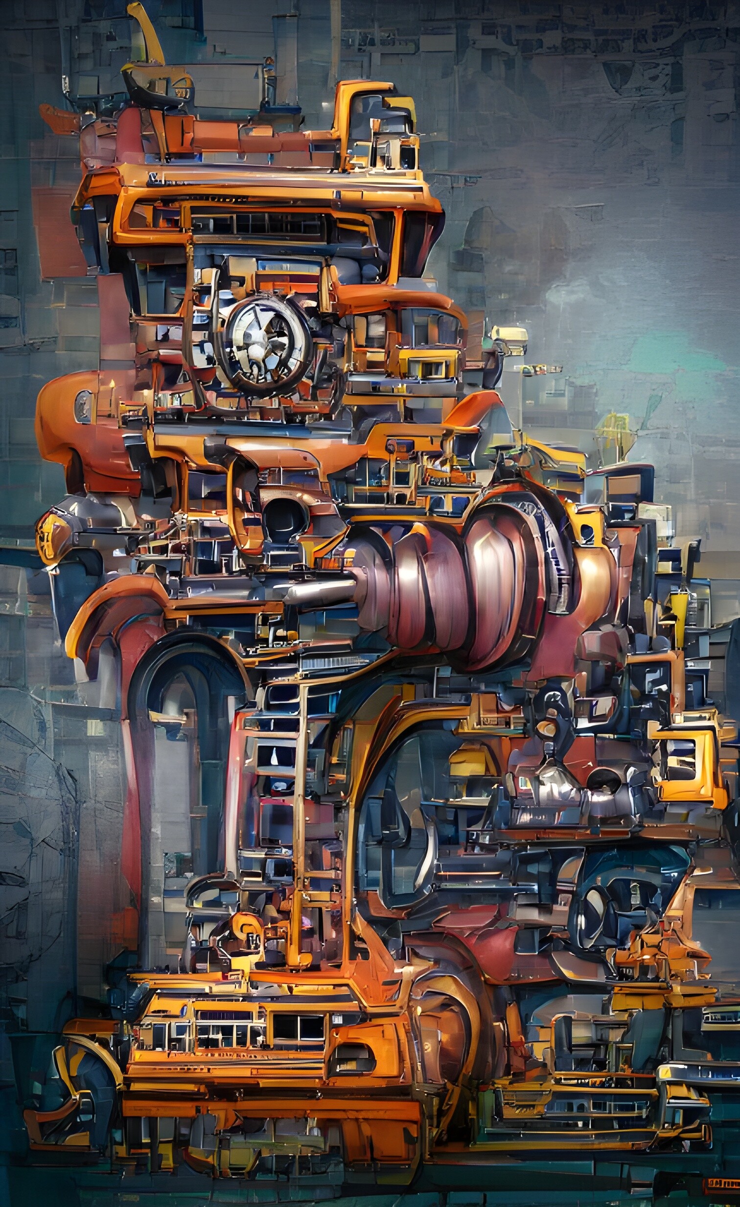 ArtStation - Industrial engine | Artworks