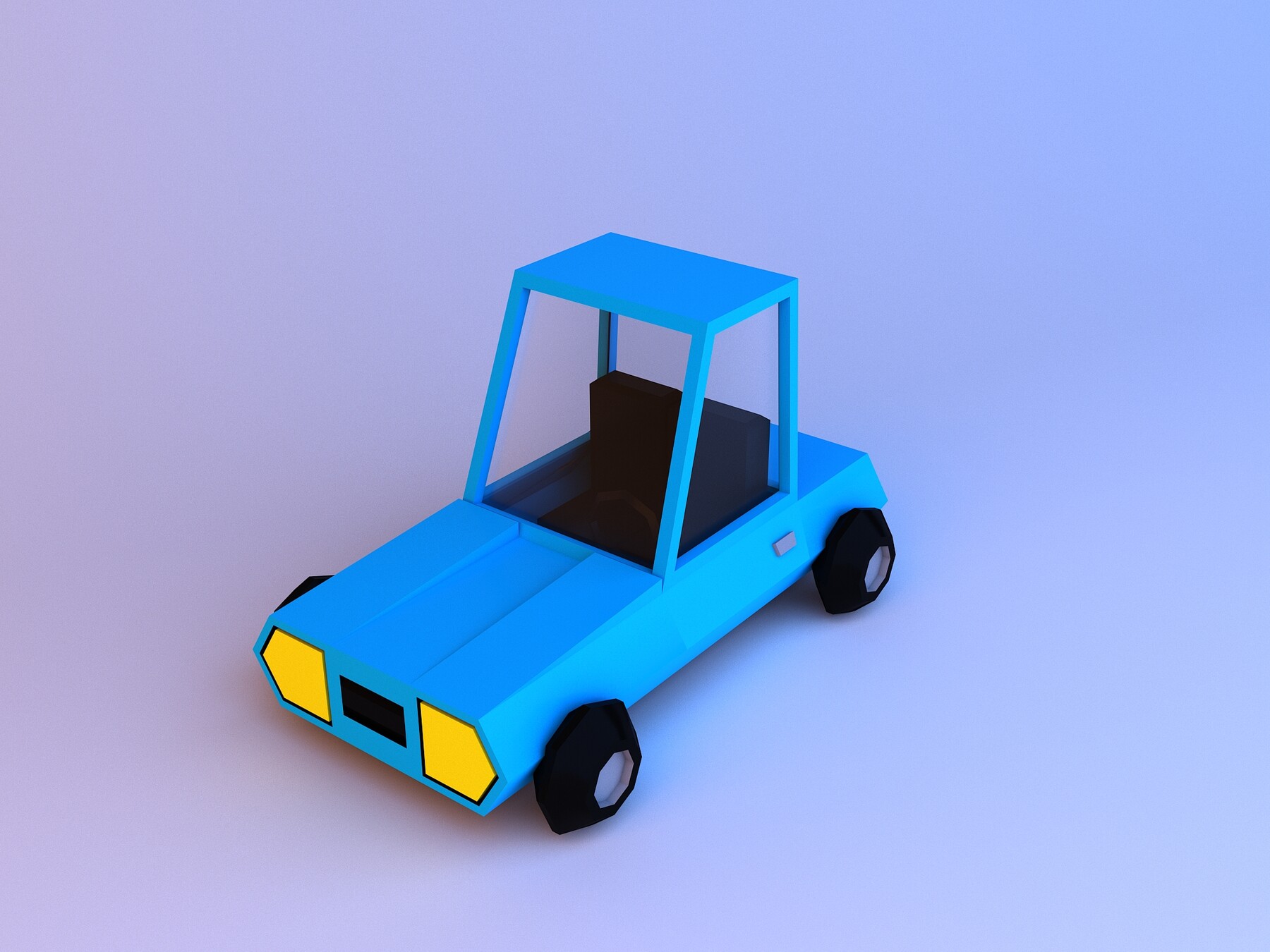 ArtStation - Cartoon Car low-poly | Game Assets