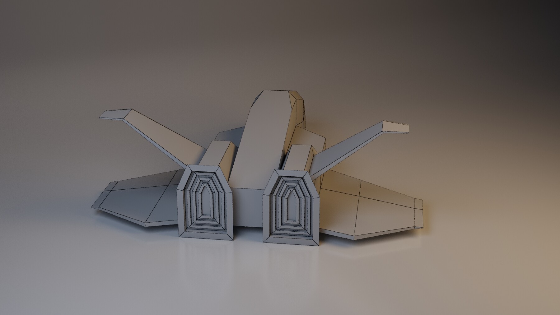 ArtStation - Spaceship low-poly Toy Low-poly | Game Assets