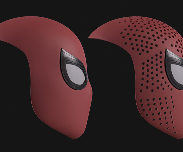 ArtStation - SPIDER MAN-TOM HOLLAND- FACESHELL READY TO 3D PRINT ...