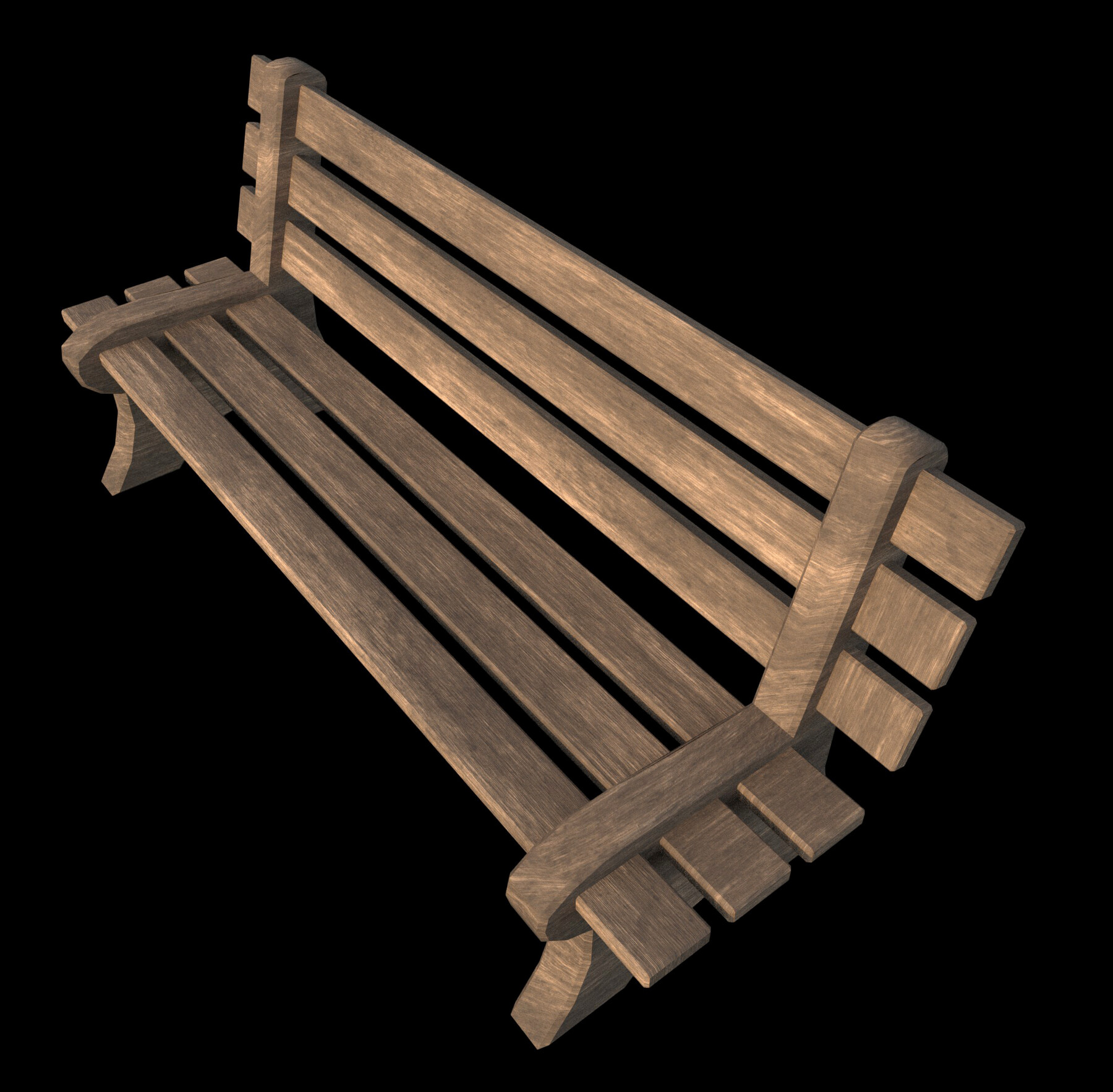 ArtStation - Bench - PBR - Textured | Game Assets
