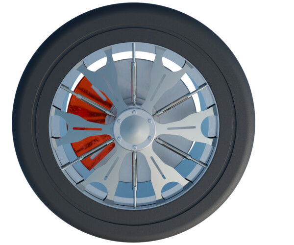 ArtStation - HighPoly Wheel + Tier | Game Assets