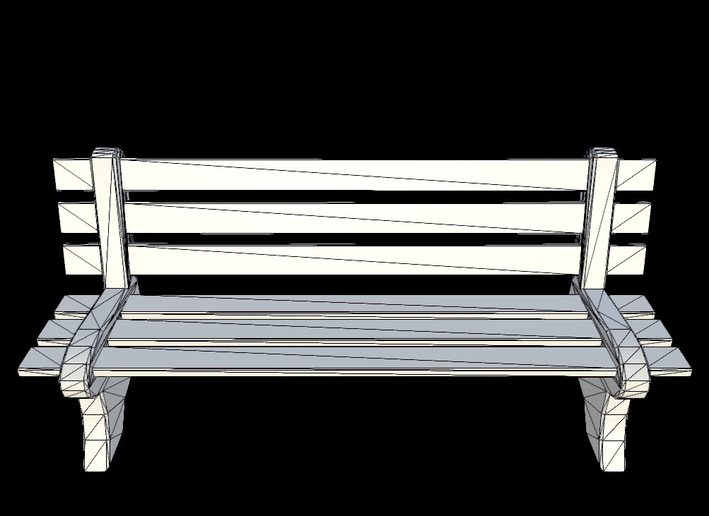 ArtStation - Bench | Game Assets