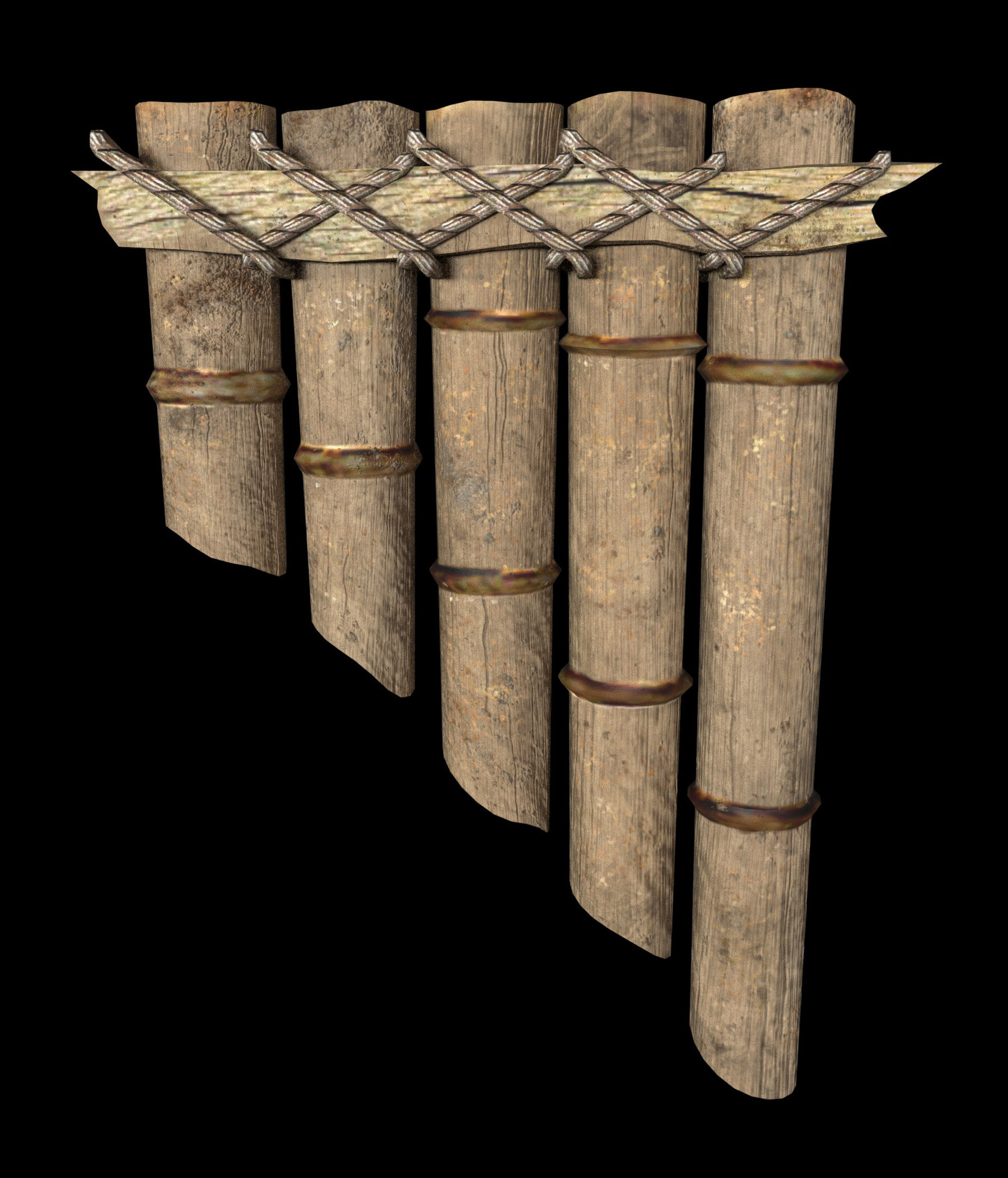 ArtStation - Pan Flute - PBR - Textured | Game Assets
