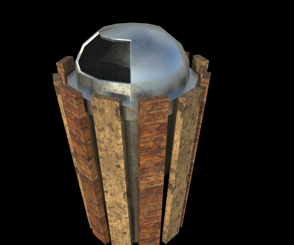 ArtStation - Recycle Bin - PBR - Textured | Game Assets