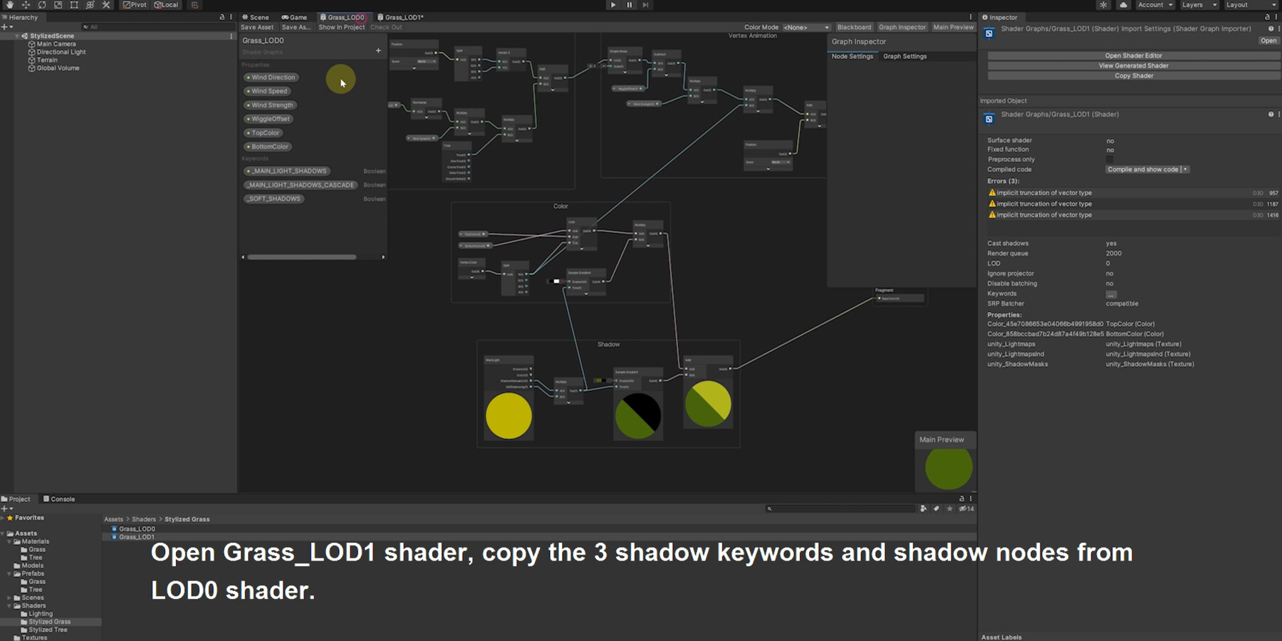 ArtStation - Make Stylized Grass in Unity | Tutorials