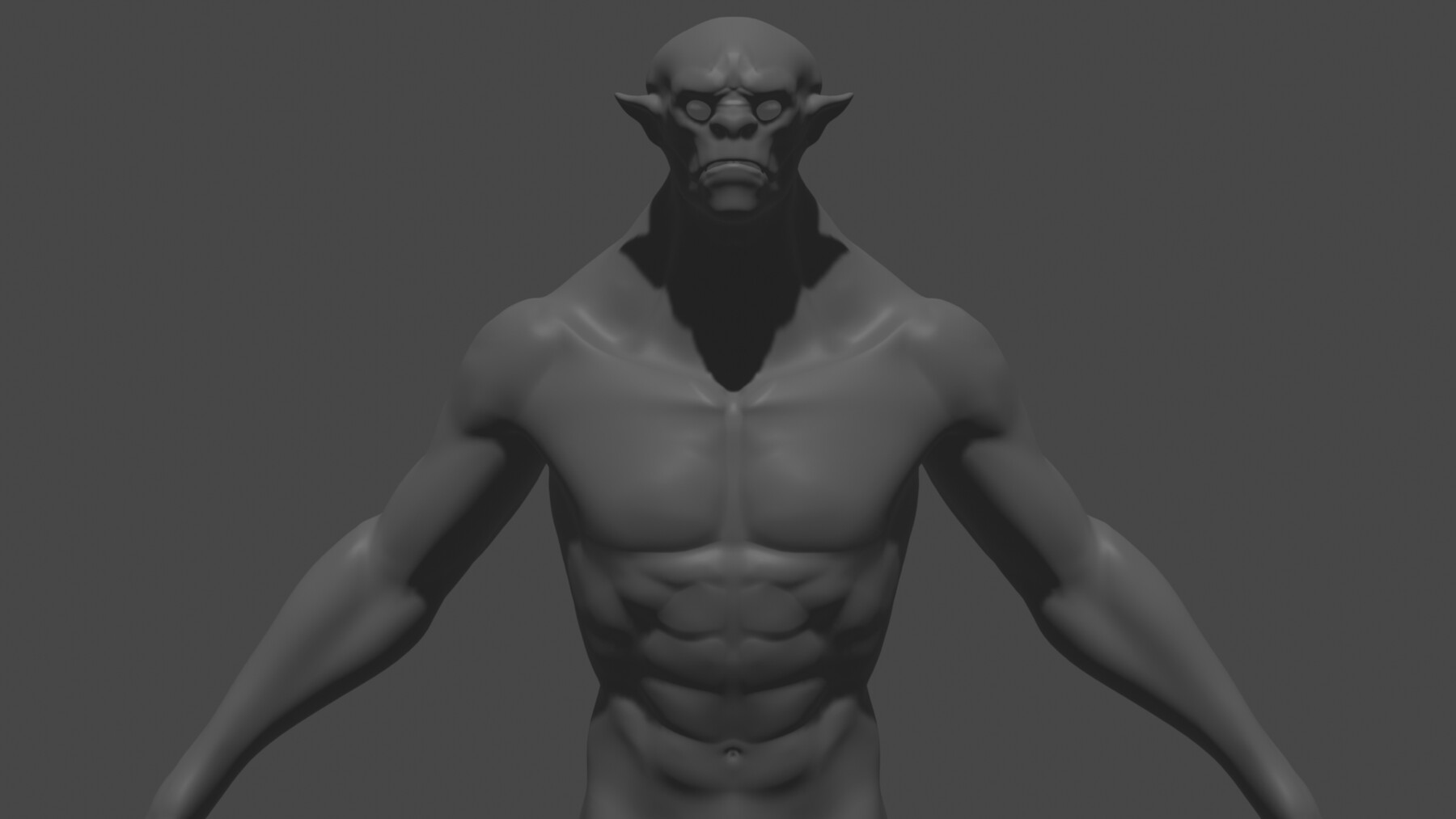 ArtStation - Male Orc Base Mesh 1 | Resources
