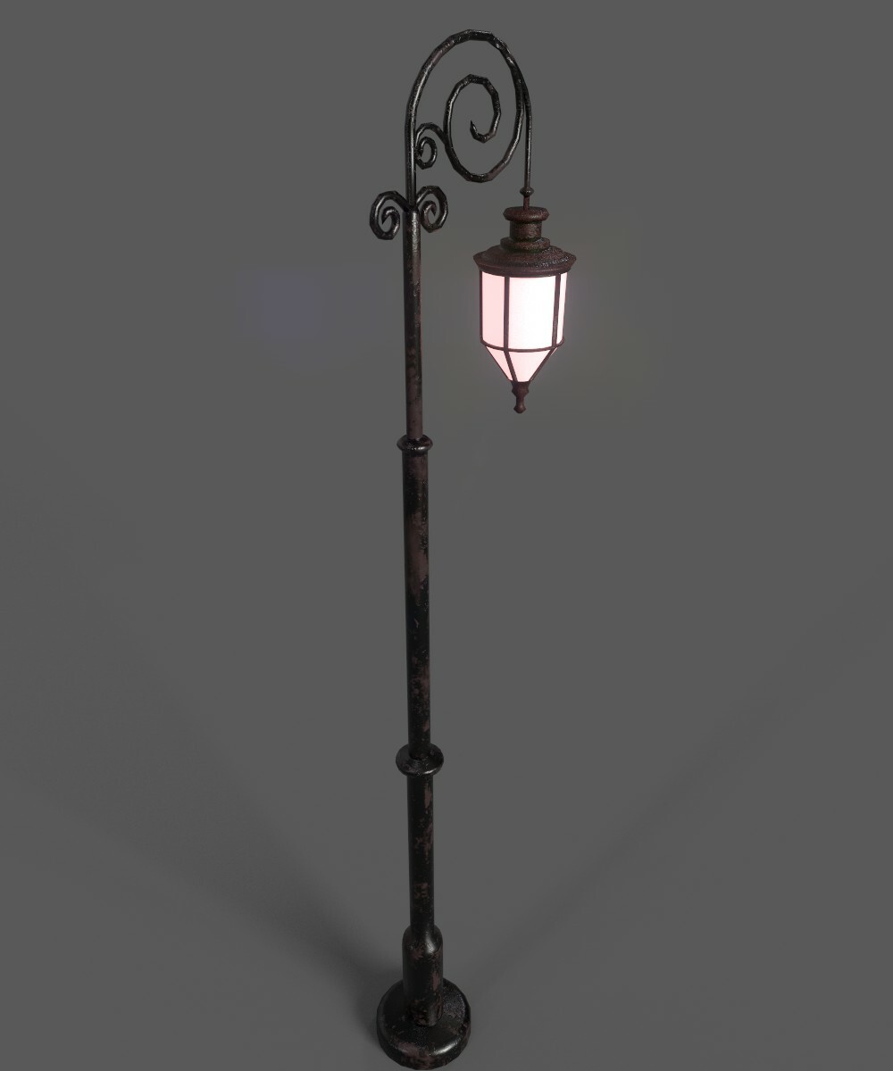 ArtStation - Street Lamp 16 | Game Assets