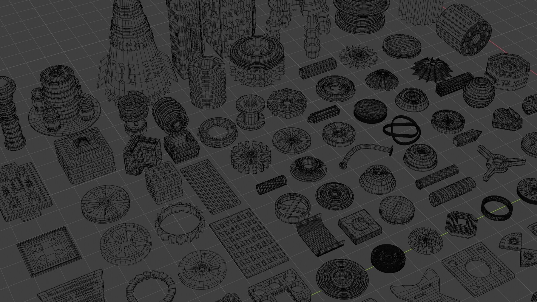 ArtStation - Sci-fi hard surface kitbash | Resources