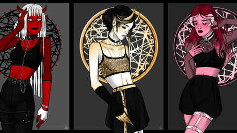 ArtStation - Demoness/1/Digital art | Artworks