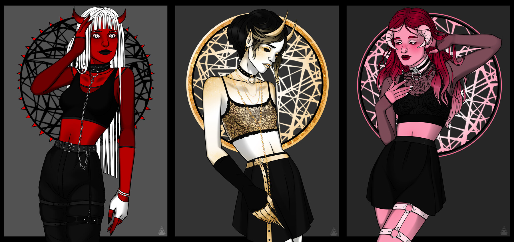 ArtStation - Demoness/Art series/Digital art | Artworks