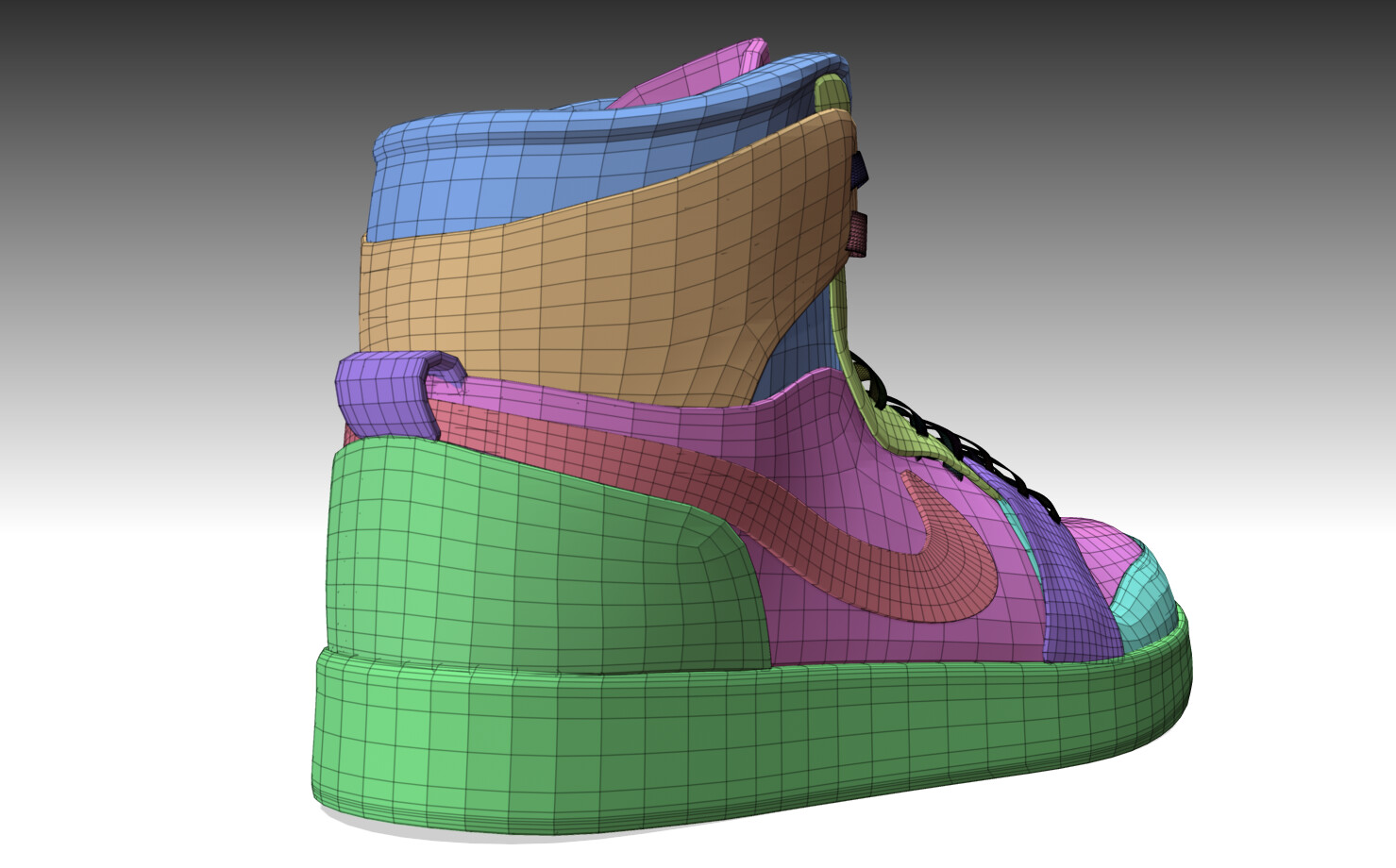 ArtStation - NIKE AIR JORDAN 1 SHOES low-poly | Game Assets