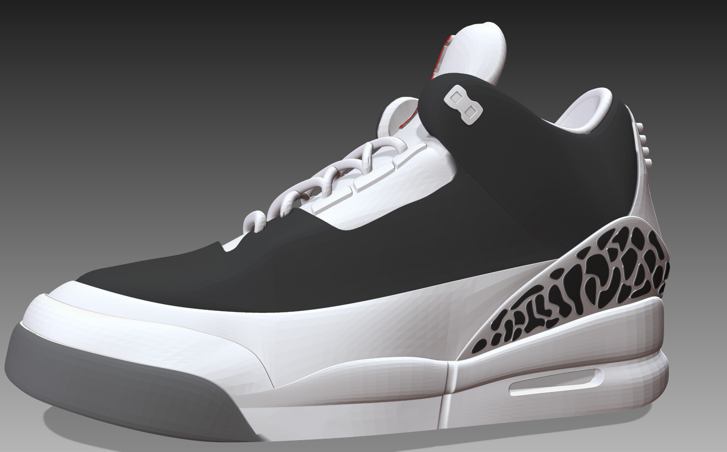 ArtStation - NIKE AIR JORDAN 3 SHOES low-poly | Game Assets