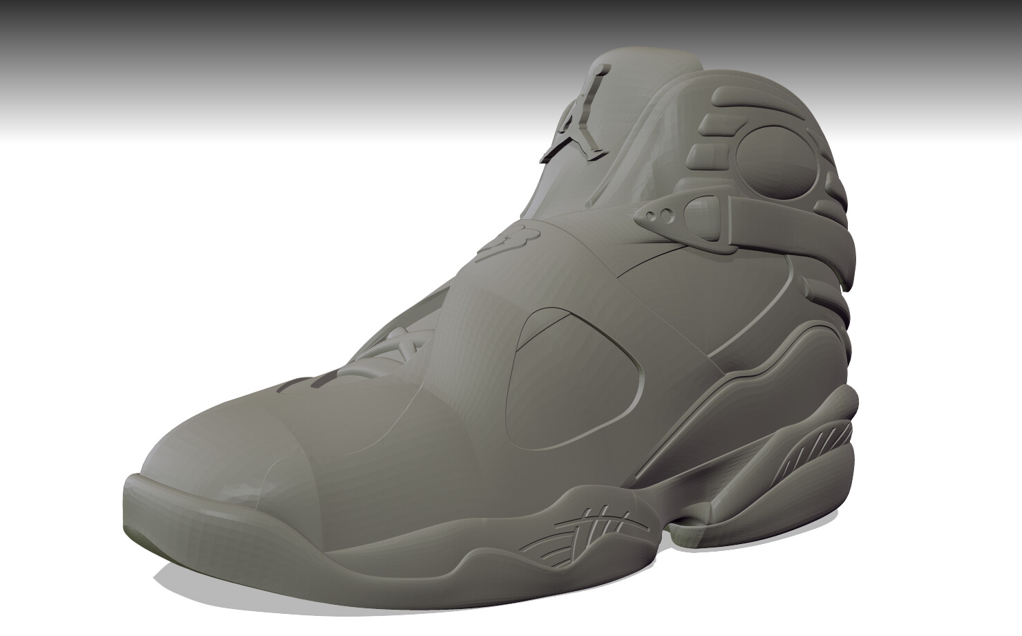 ArtStation - NIKE AIR JORDAN 8 SHOES low-poly | Game Assets