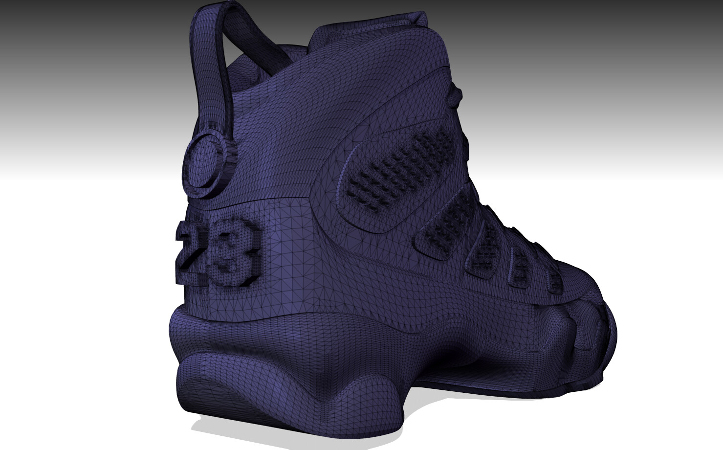 ArtStation - NIKE AIR JORDAN 9 SHOES low-poly | Game Assets