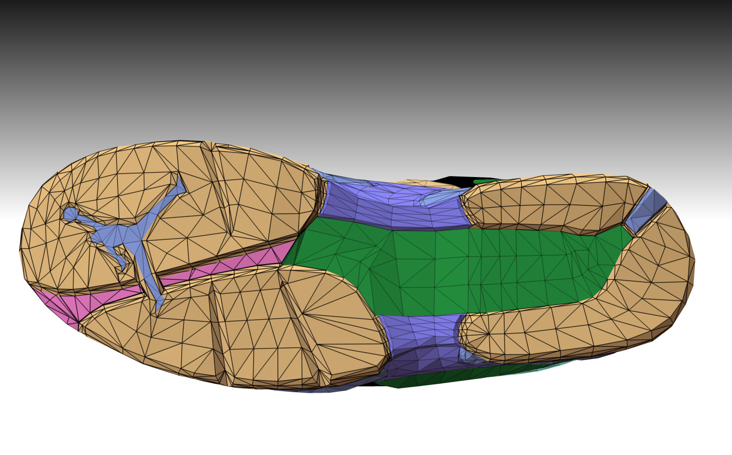 ArtStation - NIKE AIR JORDAN CUSTOM SHOES low-poly | Game Assets
