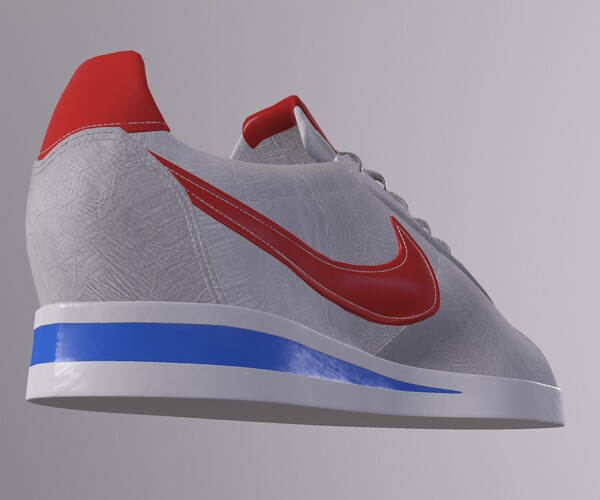 ArtStation - NIKE CORTEZ SHOES low-poly | Game Assets