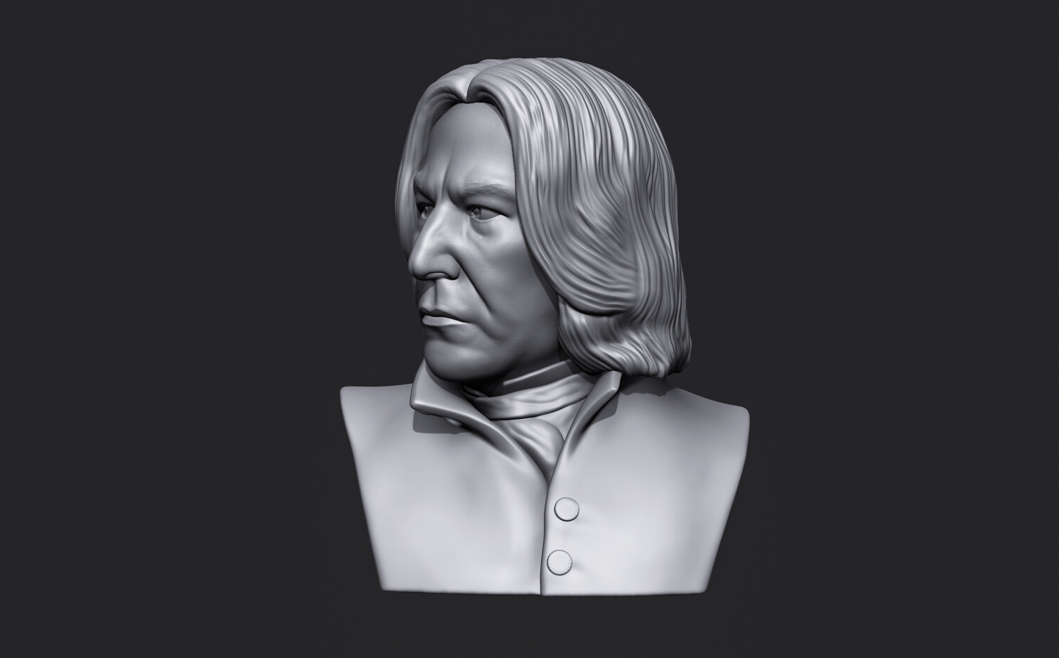 ArtStation - Severus Snape from Harry Potter (bust updated for 3d print ...