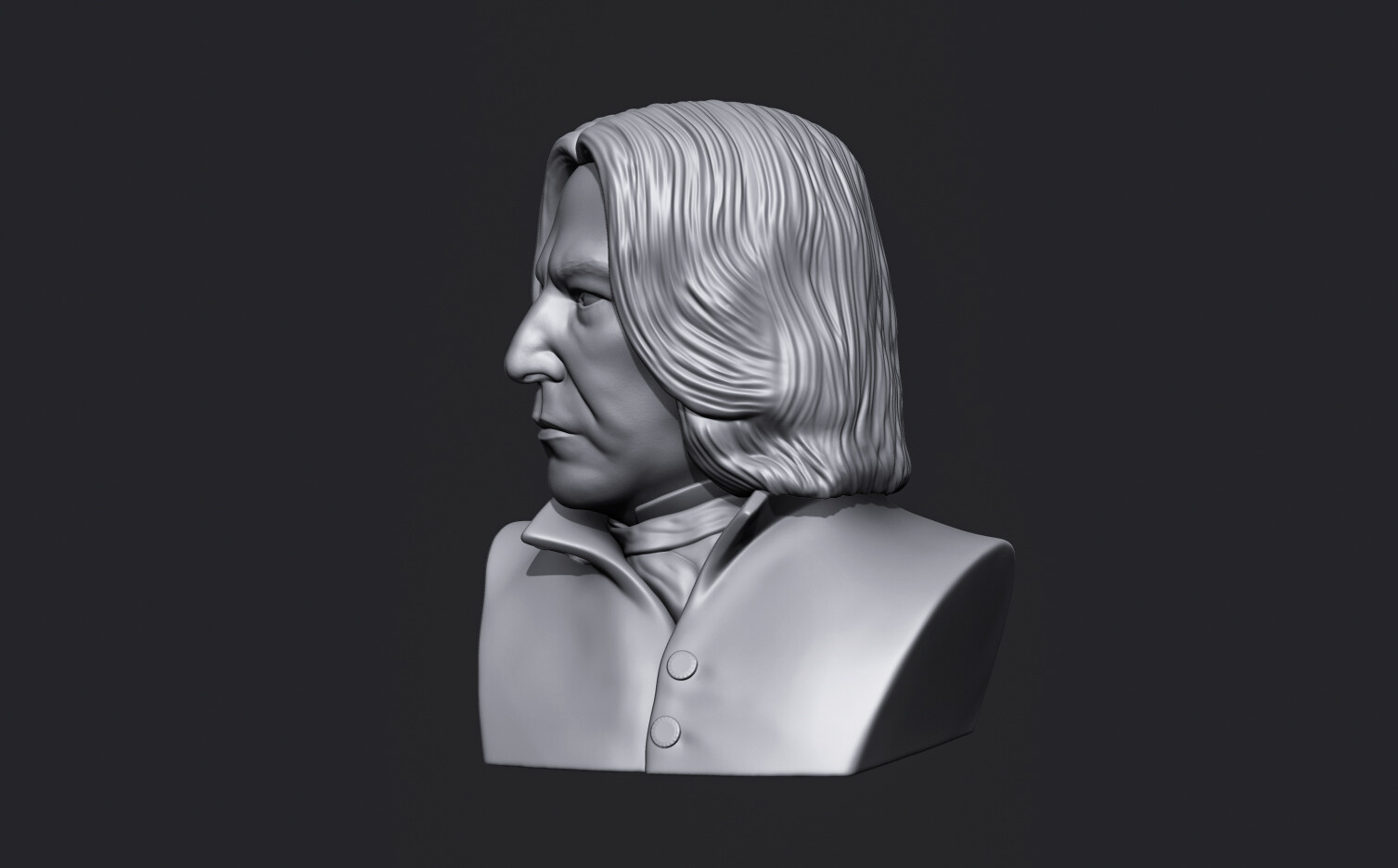 ArtStation - Severus Snape from Harry Potter (bust updated for 3d print ...