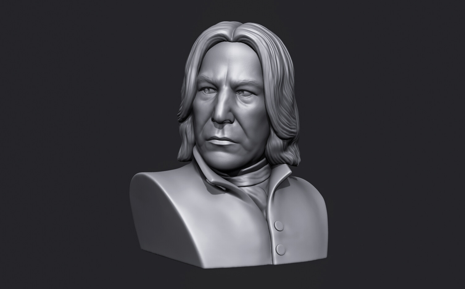 ArtStation - Severus Snape from Harry Potter (bust updated for 3d print ...