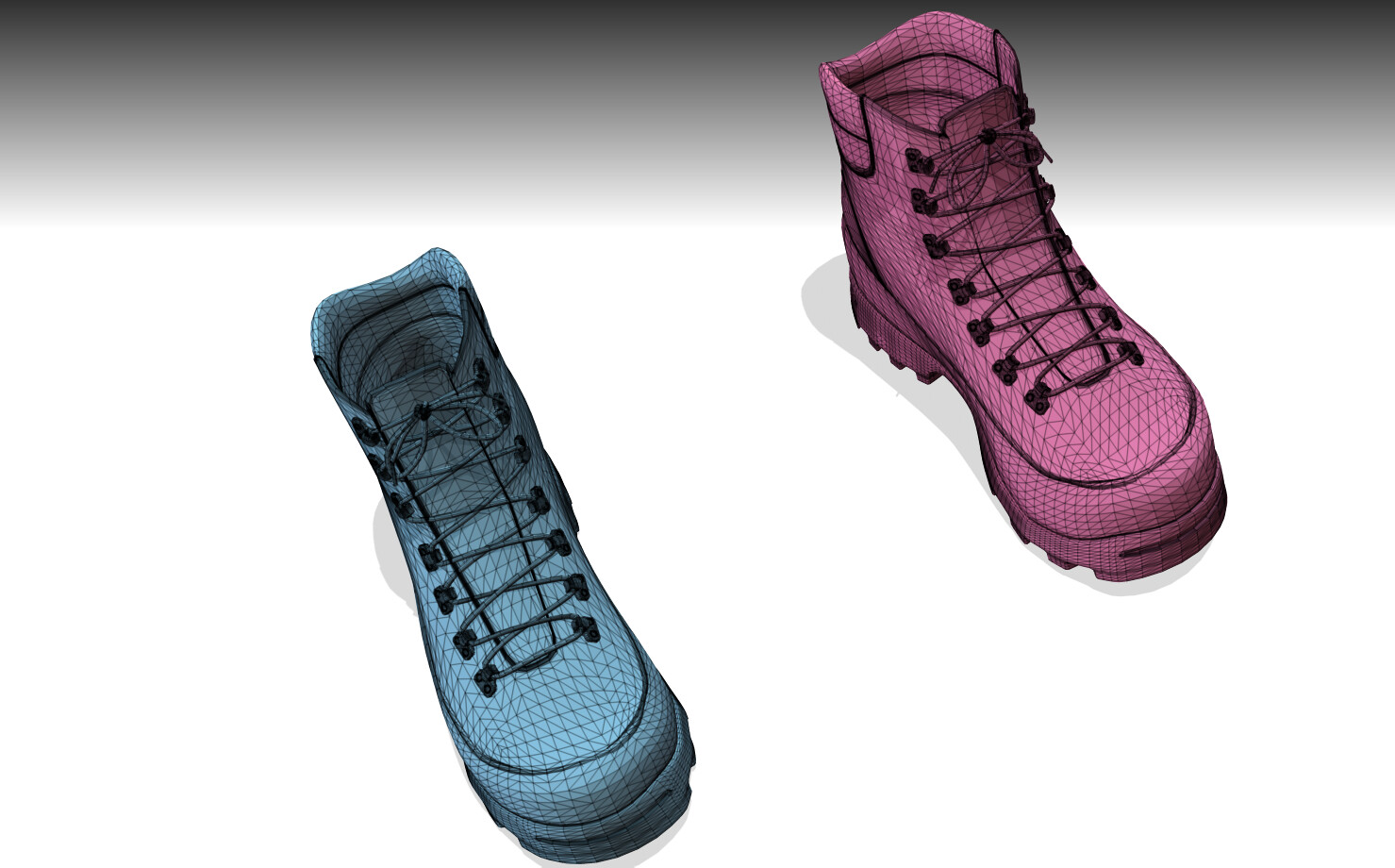 ArtStation - TIMBERLAND RETRO SHOES low-poly | Game Assets