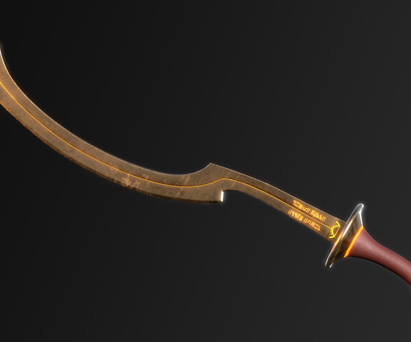 ArtStation - Khopesh - Wrath of Ra | Game Assets