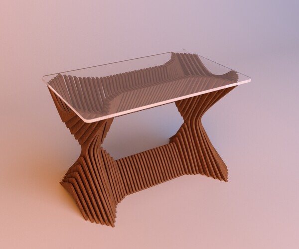 ArtStation - Parametric wood table | Game Assets