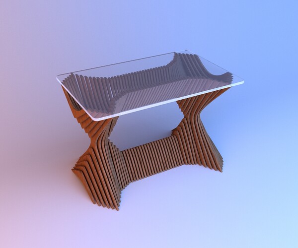 ArtStation - Parametric wood table | Game Assets