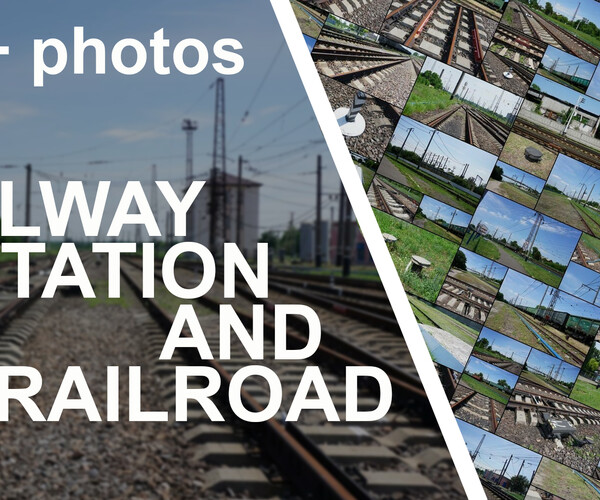 ArtStation - Railway Station and Railroad [Photo References] | Resources