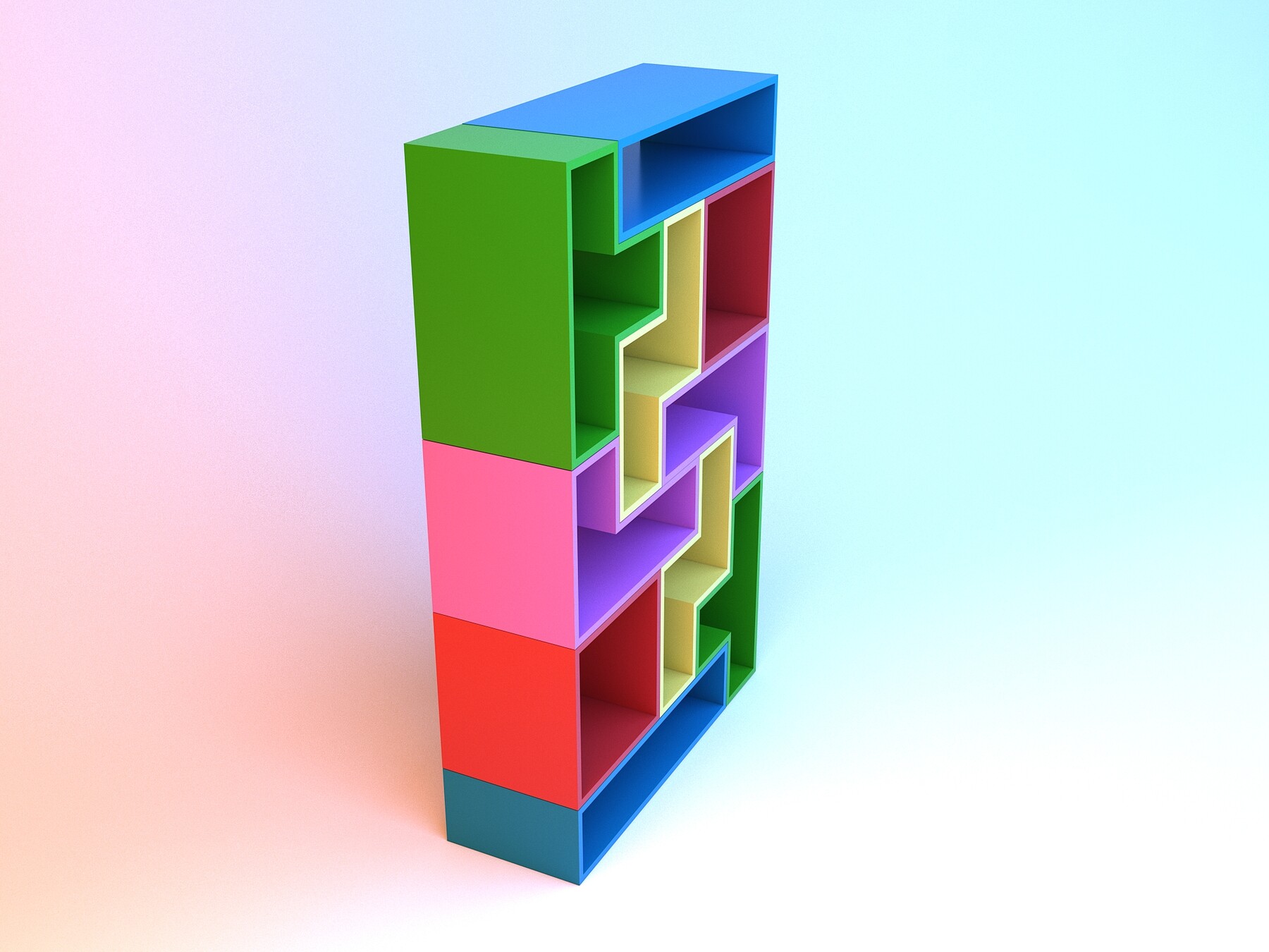 ArtStation - Cupboard Tetris kids | Game Assets