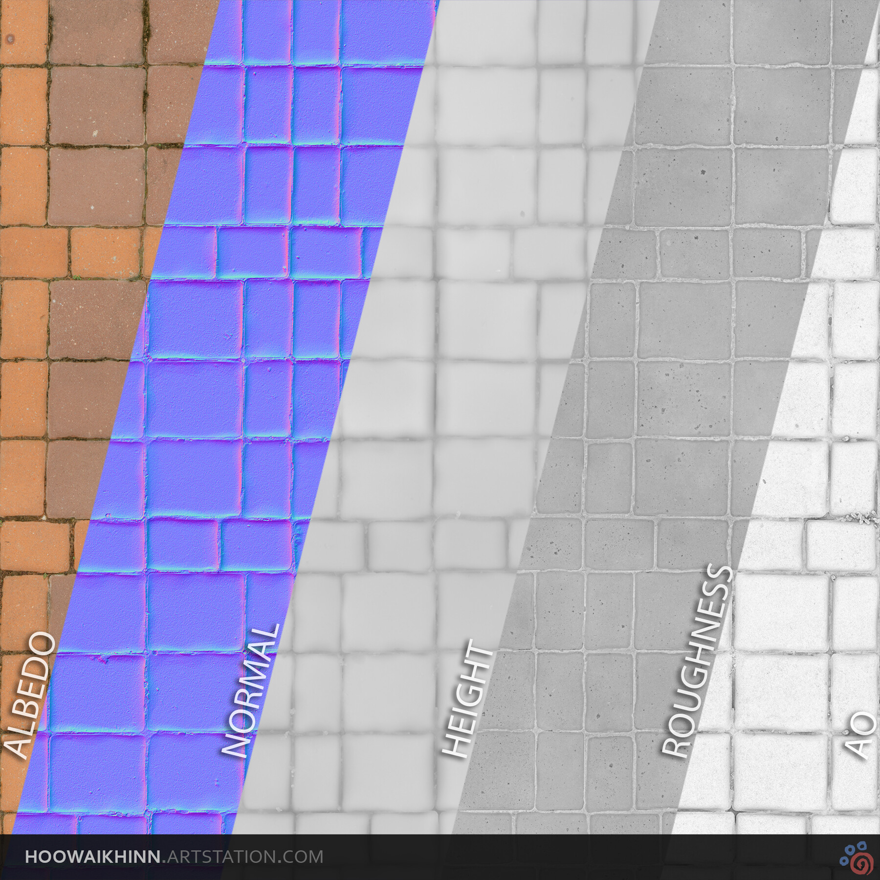 ArtStation - Pavement (002) - Photogrammetry Material | Resources