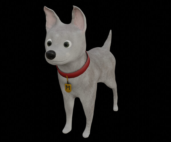 ArtStation - White Dog | Game Assets