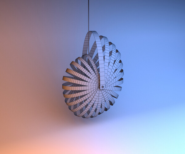 ArtStation - Seashell wood lamp | Resources