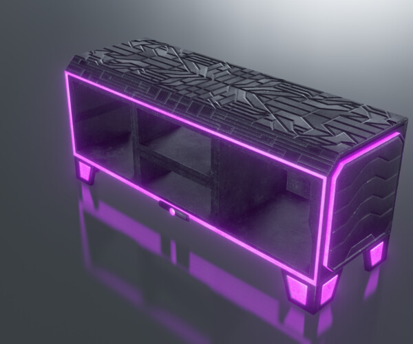 ArtStation - sci-fi table top gameready Low-poly 3D model | Resources