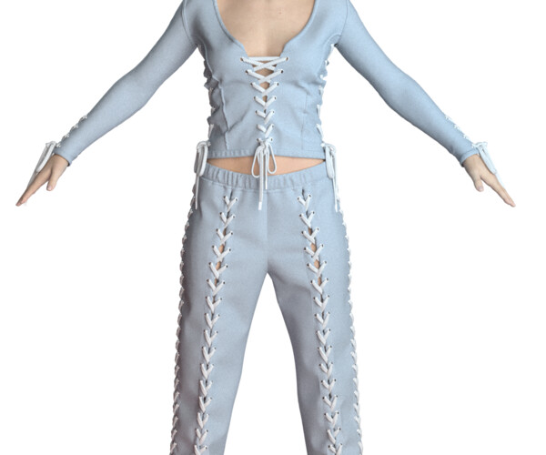 ArtStation - Laced Tracksuit | Game Assets