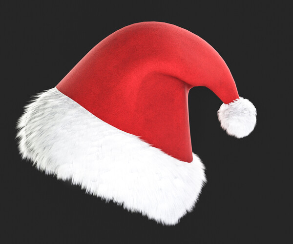 ArtStation - Santa Hat Game Ready | Game Assets