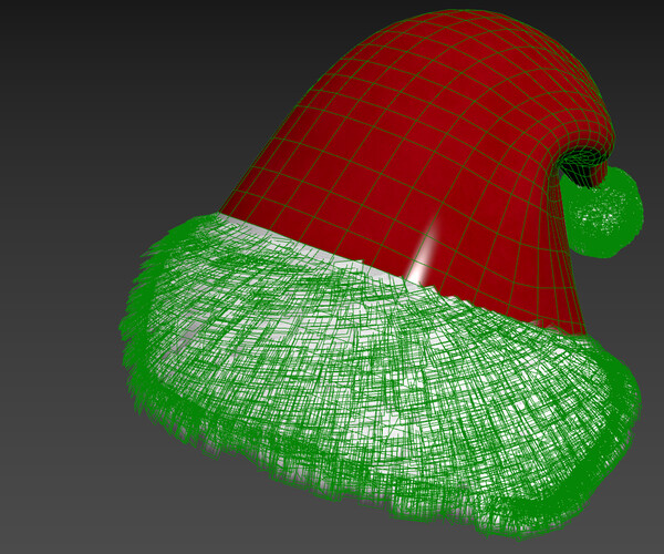 ArtStation - Santa Hat Game Ready | Game Assets