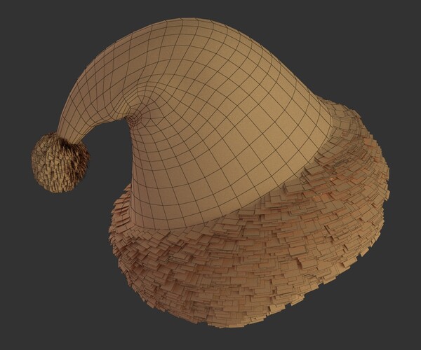 ArtStation - Santa Hat Game Ready | Game Assets