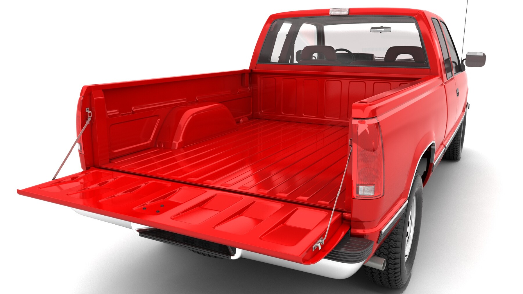 ArtStation - GENERIC PICKUP TRUCK 25 | Game Assets