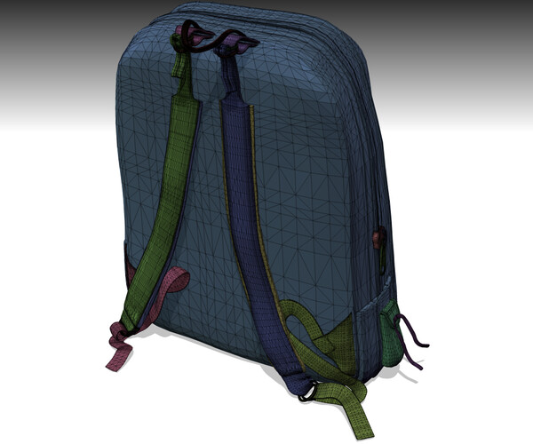 ArtStation - HERON PRESTON BACKPACK low-poly | Game Assets