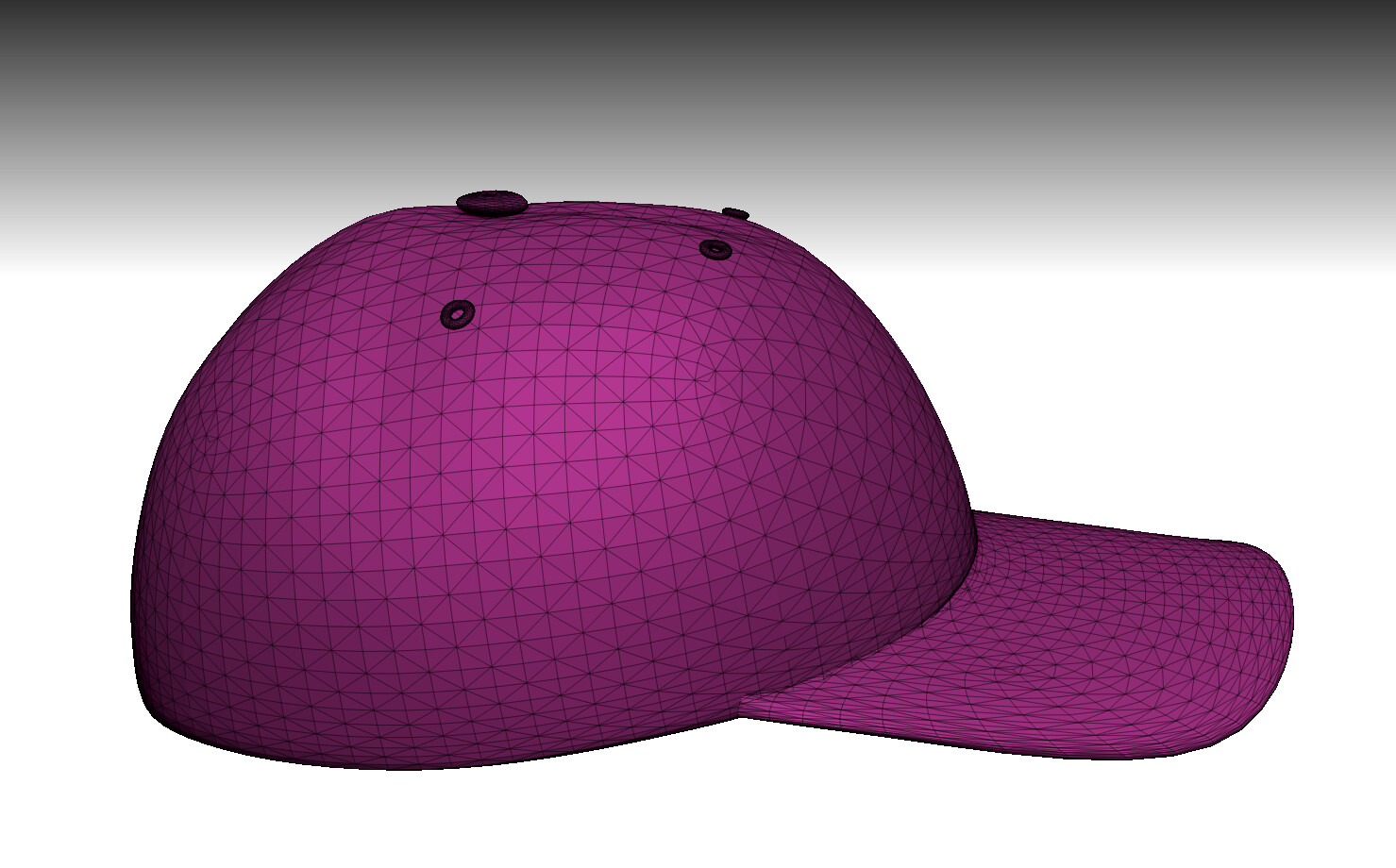 ArtStation - CONVERSE BASEBALL CAP low-poly | Game Assets