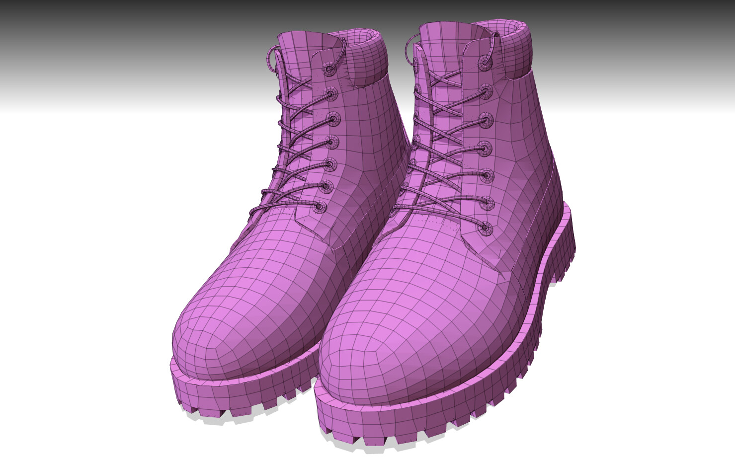 ArtStation - TIMBERLAND SHOES low-poly | Game Assets
