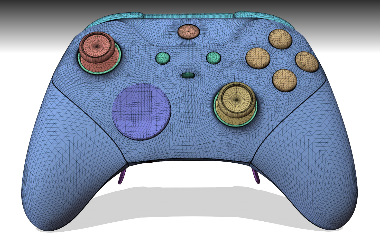 ArtStation - XBOX ELITE CONTROLLER low-poly | Game Assets